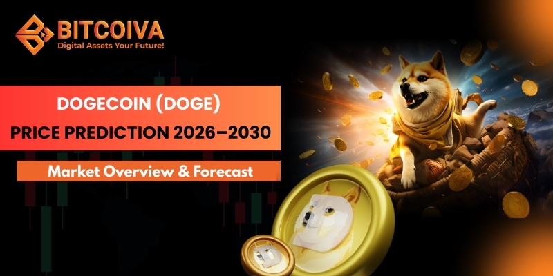 Dogecoin (DOGE) Price Prediction 2026–2030 | Bitcoiva
